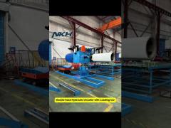 5Tons Double-head Hydraulic Uncoiler with Loading Car