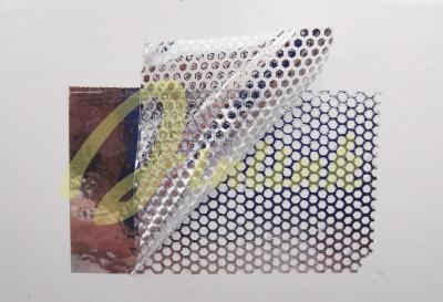 China Honeycomb Tamper Evident Security Label Material, Glossy silver tamper prood anti-counterfeiting label material for sale