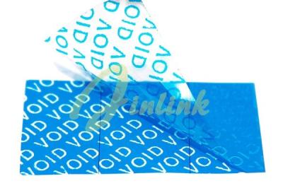 China Full Transfer Tamper proof Security VOID Label Material, Full residue Tamper proof void security label material supplier for sale
