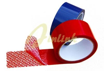 China Partial transfer Tamper Proof Security VOID tape,Tamper Proof VOID Tape,Partial residue anti-counterfeit security tape for sale