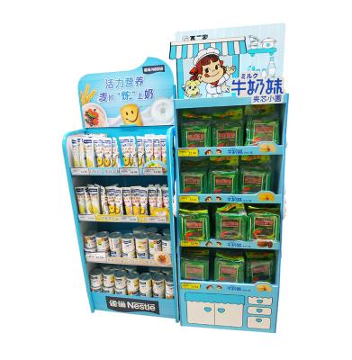 China 4 shelves PVC foam board display stand for Sanitary Napkin for sale