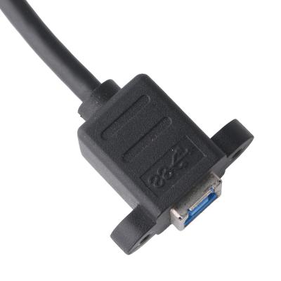 Cina Cable USB 3.0 B maschio/femmina nero per apparecchiature per stampanti in vendita