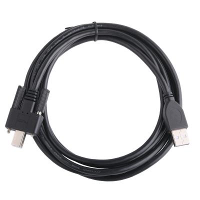 China Locking Connector USB 2.0 Type A To Type B Cable For Printers / Camera / Scanners for sale