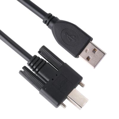 China Locking Connector USB 2.0 Type A To Type B Cable For Printers / Camera / Scanners for sale