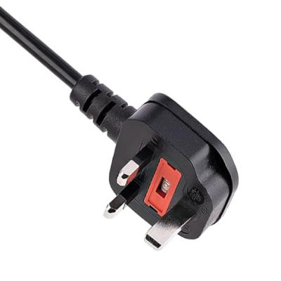 Cina ROHS cavo di alimentazione elettrica BS 1363 a C13 18AWG cavo 10A 250V nero OEM/ODM in vendita