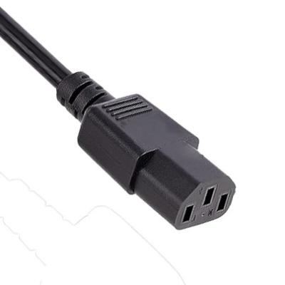 Cina ROHS cavo di alimentazione elettrica BS 1363 a C13 18AWG cavo 10A 250V nero OEM/ODM in vendita