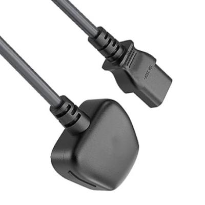 Cina BS1363 13 Amps 250V Corde di alimentazione elettrica C13 per il Regno Unito in vendita