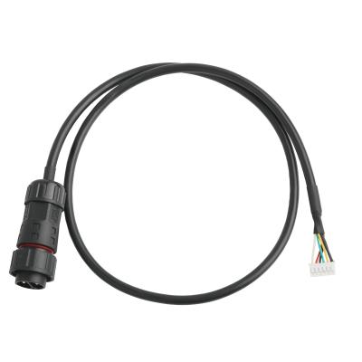 Cina Cavo di alimentazione circolare impermeabile M20 Maschio a passo 2.0 JST PHR-6 Wire UL2464 24AWGX5C in vendita