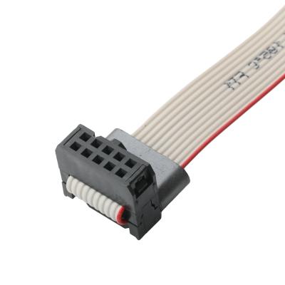 中国 IdcコネクタFC-10P 2.54mmピッチワイヤ UL2651 28AWG*10Pケーブル 1.27mmピッチ 電子用 販売のため