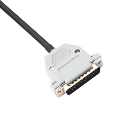 Cina 30 passo di Te 104483-5 2.54mm della spina maschio di Pin Panel Mount Cable Db 25 in vendita