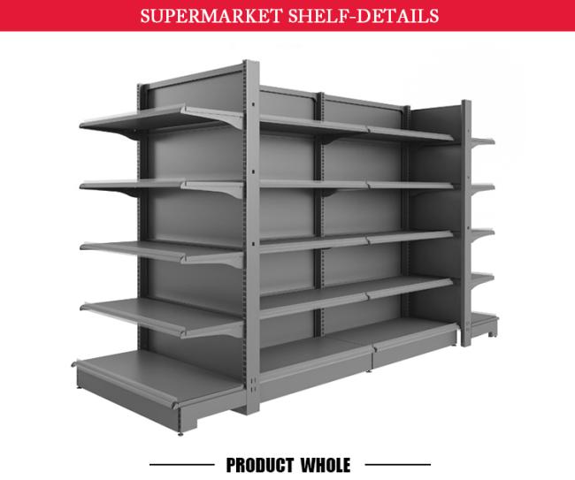 Customizable supermarket shelving