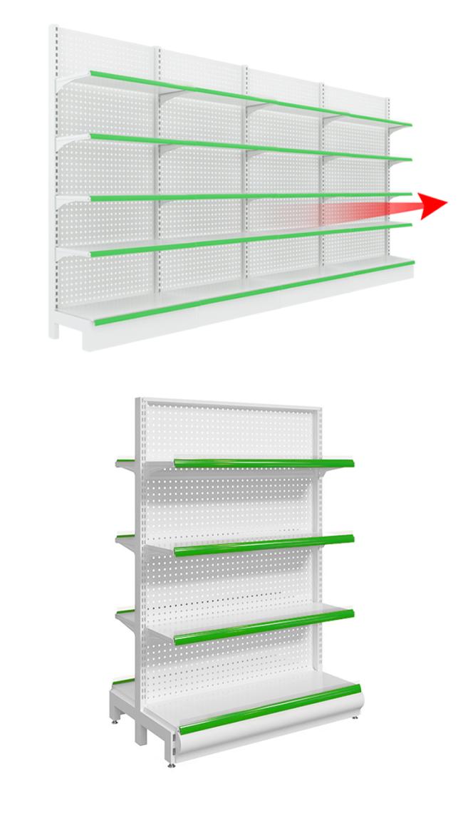 Retail store shelving system