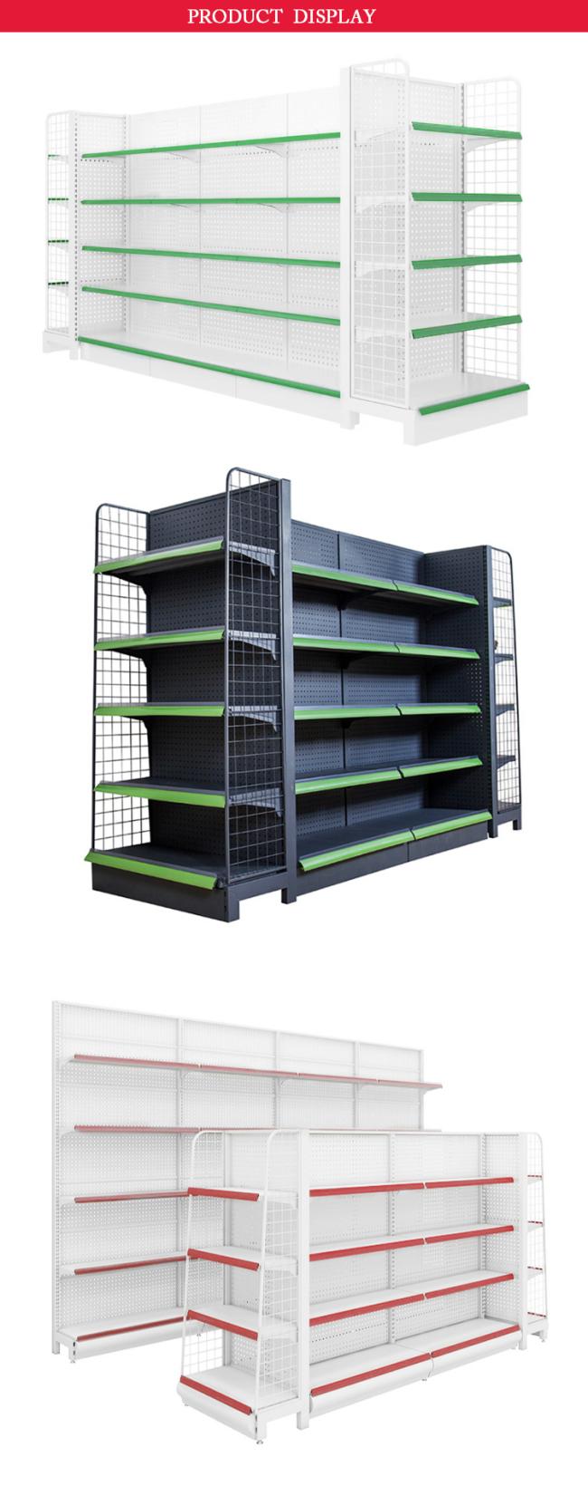 Customizable grocery store shelves