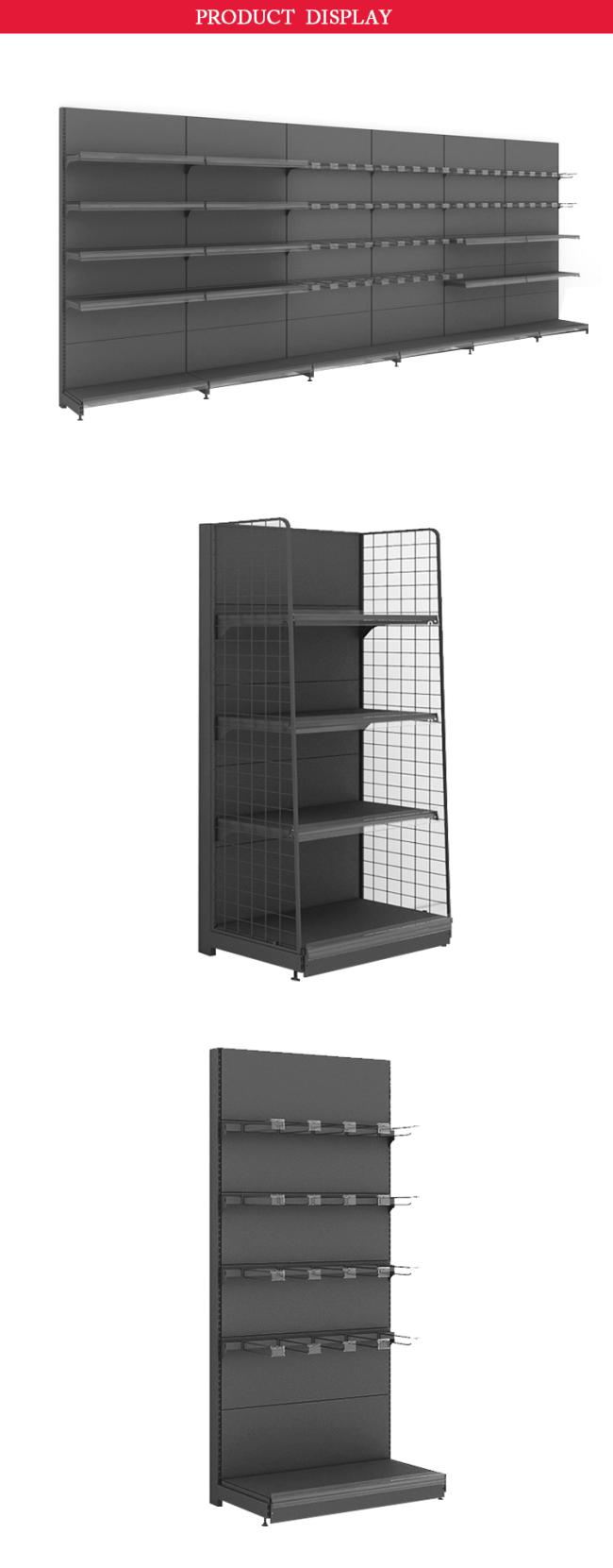 Customizable metal shelving system
