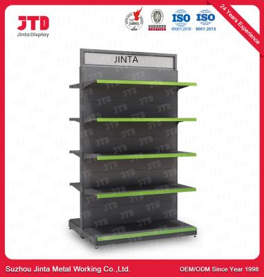 中国 白いフラット パネルのスーパーマーケットの表示棚付けQ235の金属のミルク 販売のため