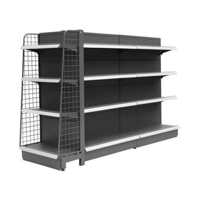 China Easy Installation Supermarket Display Shelving With Cold Rolled Steel For Durable for sale