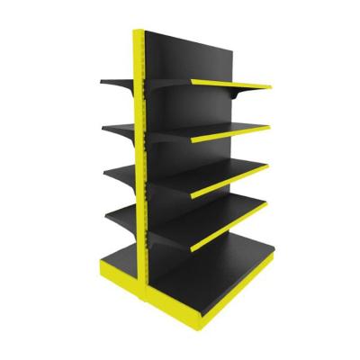 China Stable Cold Rolled Steel Supermarket Display Shelving for Customized Storage Solutions for sale