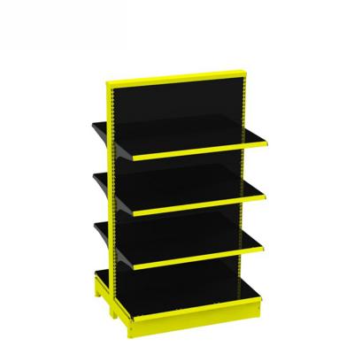China Stable Cold Rolled Steel Supermarket Display Shelving for Customized Storage Solutions for sale