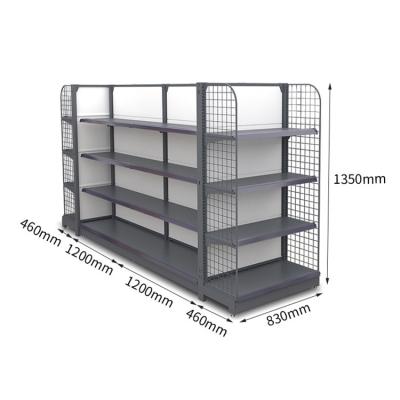 China Estante de exhibición del supermercado Capacidad de carga 30-80KG Estantes de venta al por menor en venta