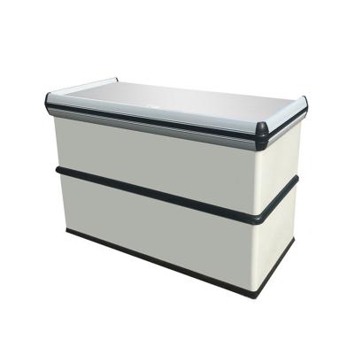 중국 효율적인 소매 운영을 위한 녹다운 구조 분체 도장 및 높이 조절이 가능한 슈퍼마켓 계산대 판매용