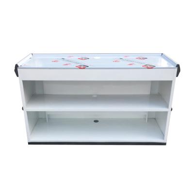 중국 효율적인 소매 운영을 위한 녹다운 구조 분체 도장 및 높이 조절이 가능한 슈퍼마켓 계산대 판매용