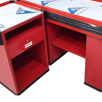 중국 콤팩트 공간 적응과 효율적인 결제를 위해 식품 등급 304의 스테인레스 스틸 슈퍼마켓 체크아웃 카운터 판매용