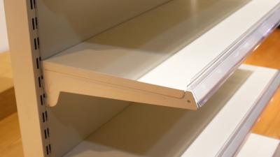 China 3 Side Heavy Duty Commercial Shelving Powder Coated 300mm Wide Shelves for sale