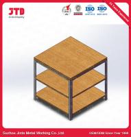 Κίνα 150kgs ξύλινη τοποθετώντας σε ράφι μονάδα MDF 3 ράφι μετάλλων επίδειξης σειρών προς πώληση
