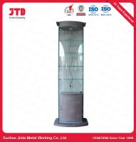 China Exposição Q195 de aço arquivando do supermercado dos vidros com iluminação da exposição à venda