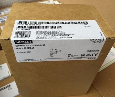 Cina 24V DC S7-300 Siemens Simatic CPU 313C-2 DP 6ES7313-6CG04-4AB1 in vendita