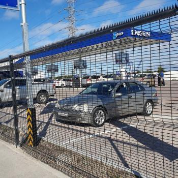 high quality iron rod powder coated 3D Curved Wire Mesh Fence