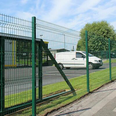 high quality iron rod powder coated 3D Curved Wire Mesh Fence