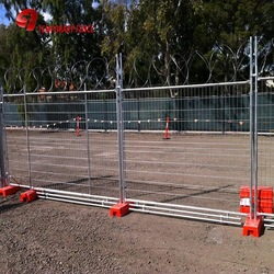 Cheap Security Pvc Portable Temporary Pool Fence Panels For Camping