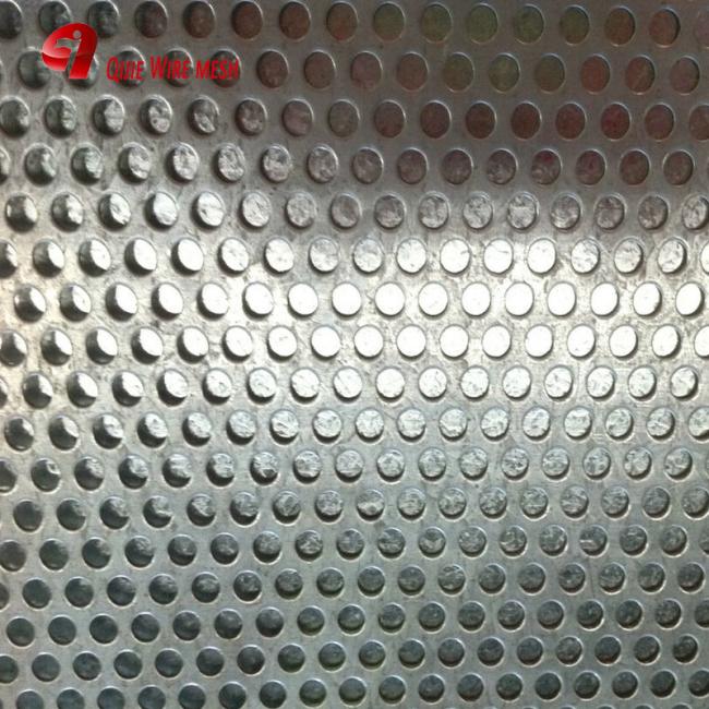 1.2mm 0.9mm Perforated Metal Wire Mesh Mild Steel Cold Rolled Sieve Mesh Sheets
