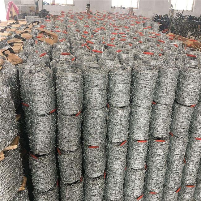 2.5mm diameter Hot dip galvanized Barb Wire Price Per Roll