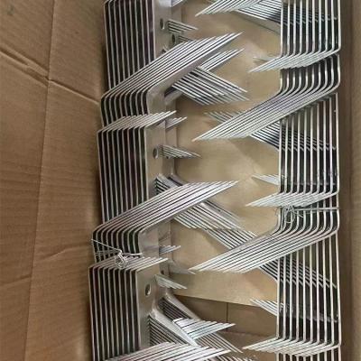 China Strong Deterrent To Intruders Practical Metal Stainless Steel Wall Anti Climb Design Modern Spike Fences for sale
