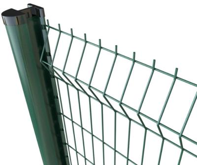China Metalx Factory Price Cheap Green/Black PVC Coated Outdoor Garden 3D Curvy Welded Bending Perimeter Security Wire/V Mesh Fence/Fe for sale