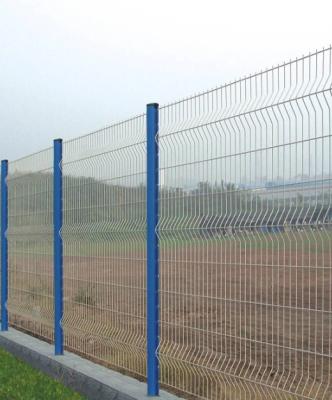 China Easily Assembled Welded Wire Mesh Powder Coated Folding Wire Mesh Fence with Bend Fence Rails for sale