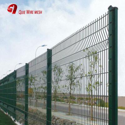 China 3D Curved PVC Powder Coated Welded Wire Mesh Fence Panels for sale