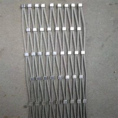 China SS 316 Inox Wire Cable Ferrule Flexible Stainless Steel Rope Mesh Plain Weave for sale