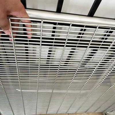 China Factory Supply Custom Iron Fences High Strength Anti Climb Metal 358 Security Wire Mesh Fence for sale
