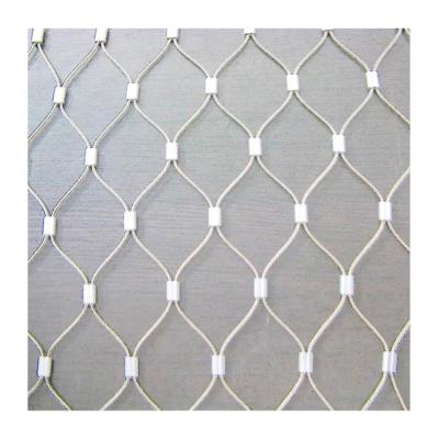 China Factory Wholesale Price Wire Rope Ferrule Mesh Fatigue Resistance Stainless Steel Mesh Rope for sale