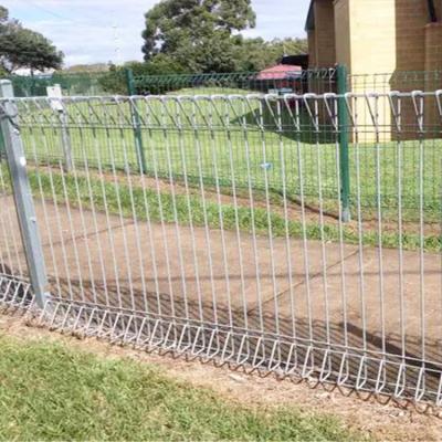 China Wholesale Hot Sale Iron Fence Outdoor Hot Dip Galvanized Galvanized Welded Curved 3d Wire Mesh Fence for sale