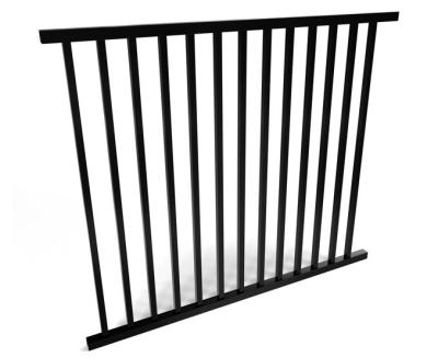 China Fence House Gate Designs Wrought Iron Australia Hot Dip Galvanized 1.8x2.4m Tubular PICKET Fence Carbon Steel Metal White Pallet for sale