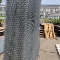 China 10x10 electro galvanized welded wire mesh panel for floor heating for sale