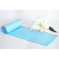 China Custom Logo Drawstring Kitchen Trash Bags 450x500mm HDPE LDPE Garbage Waste Bags for sale