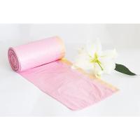 China Custom Logo Drawstring Kitchen Trash Bags 450x500mm HDPE LDPE Garbage Waste Bags for sale