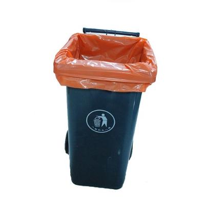 China 100 Gallon Heavy Duty Compostable Plastic Trash Bag Roll with Ok Compost Certificate for sale