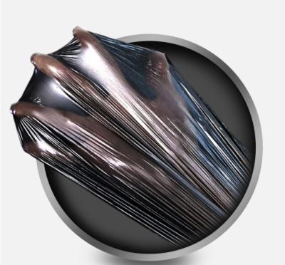China Black HDPE/LDPE/LLDPE Strong Star Sealed Garbage Bags for Office Waste Basket Liners for sale