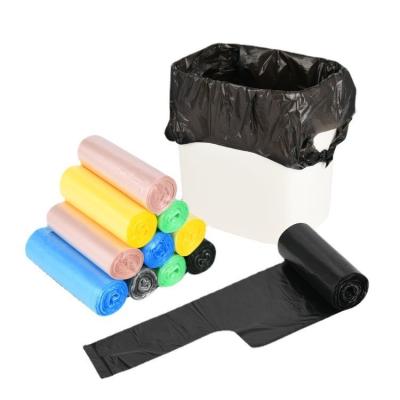 중국 HDPE/LDPE/LLDPE 편리하고 간단한 휴대용 일회용 스타 밀폐 된 바닥 쓰레기 봉지 판매용